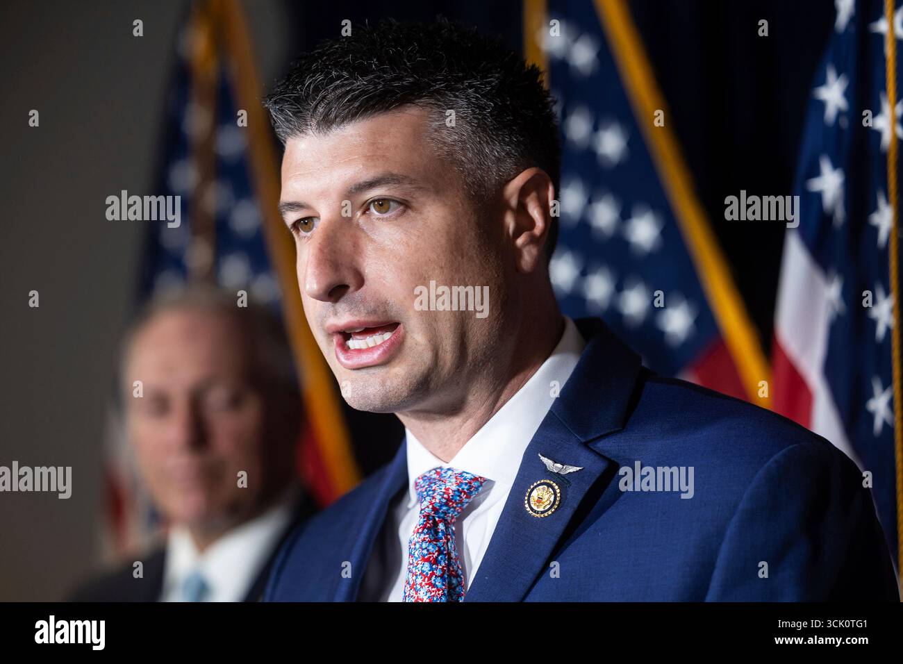 Rep. Tom Barrett (R-Mich.) speaks during a press conference at ...