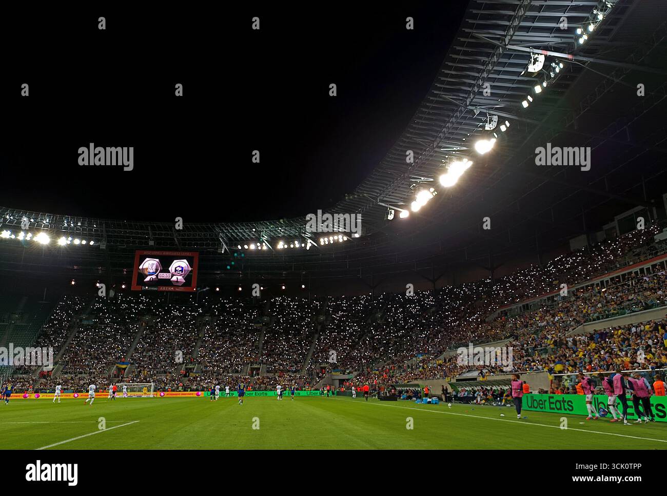Wroclaw, Poland - September 5, 2025: Panoramic view of Tarczynski Arena ...
