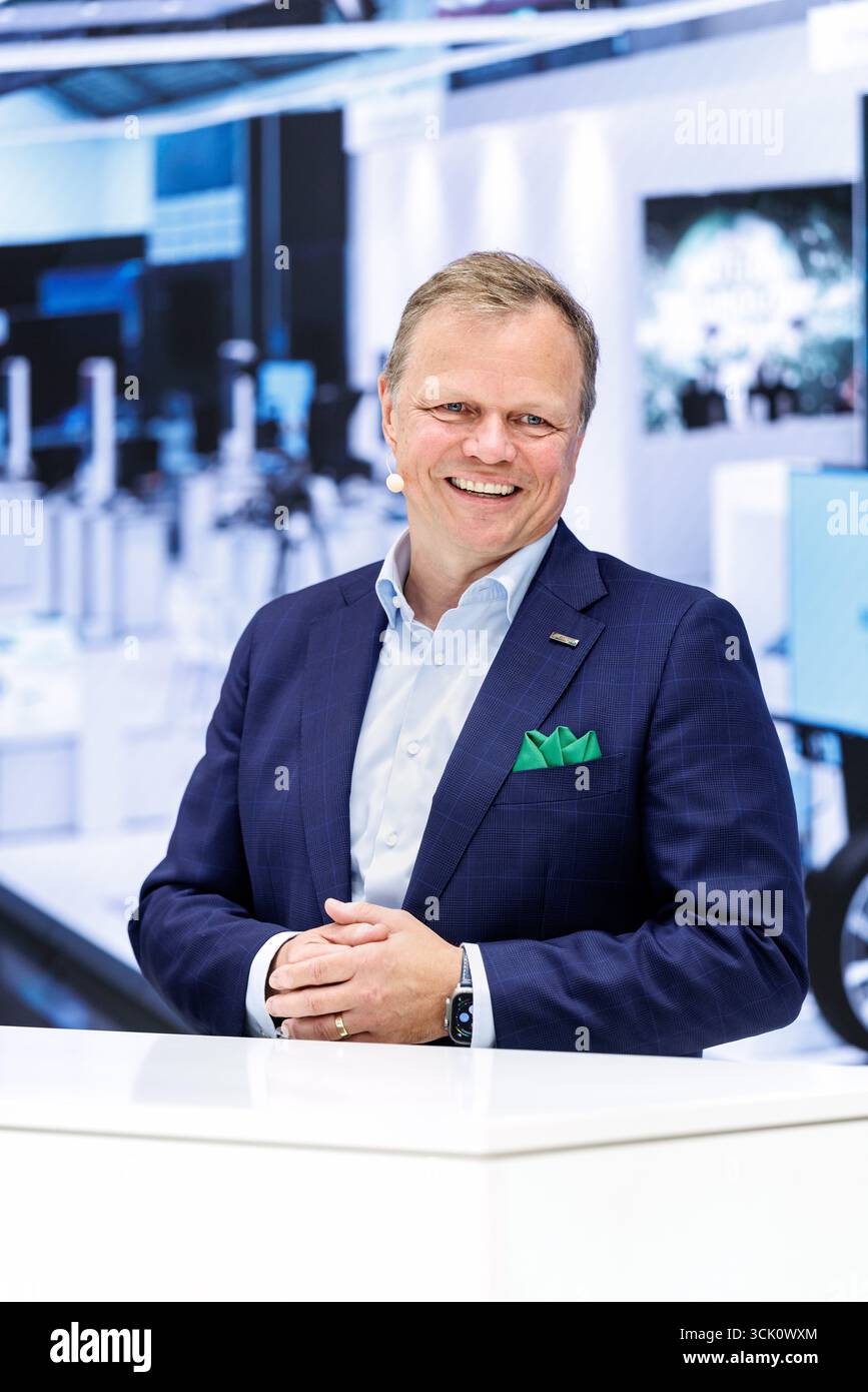 08 September 2025, Bavaria, Munich: Thomas Stierle, CEO E-Mobility of ...