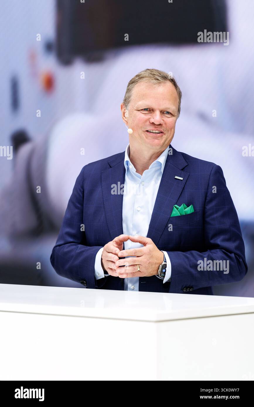 08 September 2025, Bavaria, Munich: Thomas Stierle, CEO E-Mobility of ...