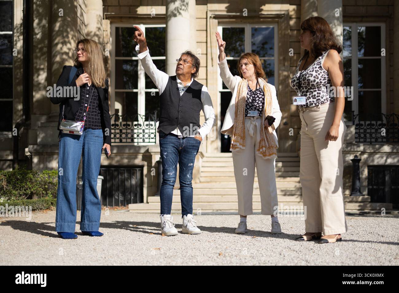 French singer Laurent Voulzy visits the French National Assembly, in ...