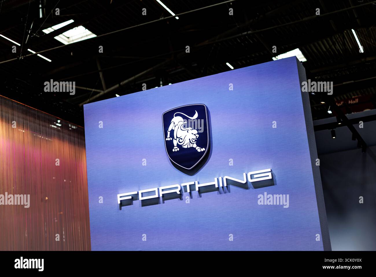 Munich, Germany. 08th Sep, 2025. The brand logo of Forthing (brand ...
