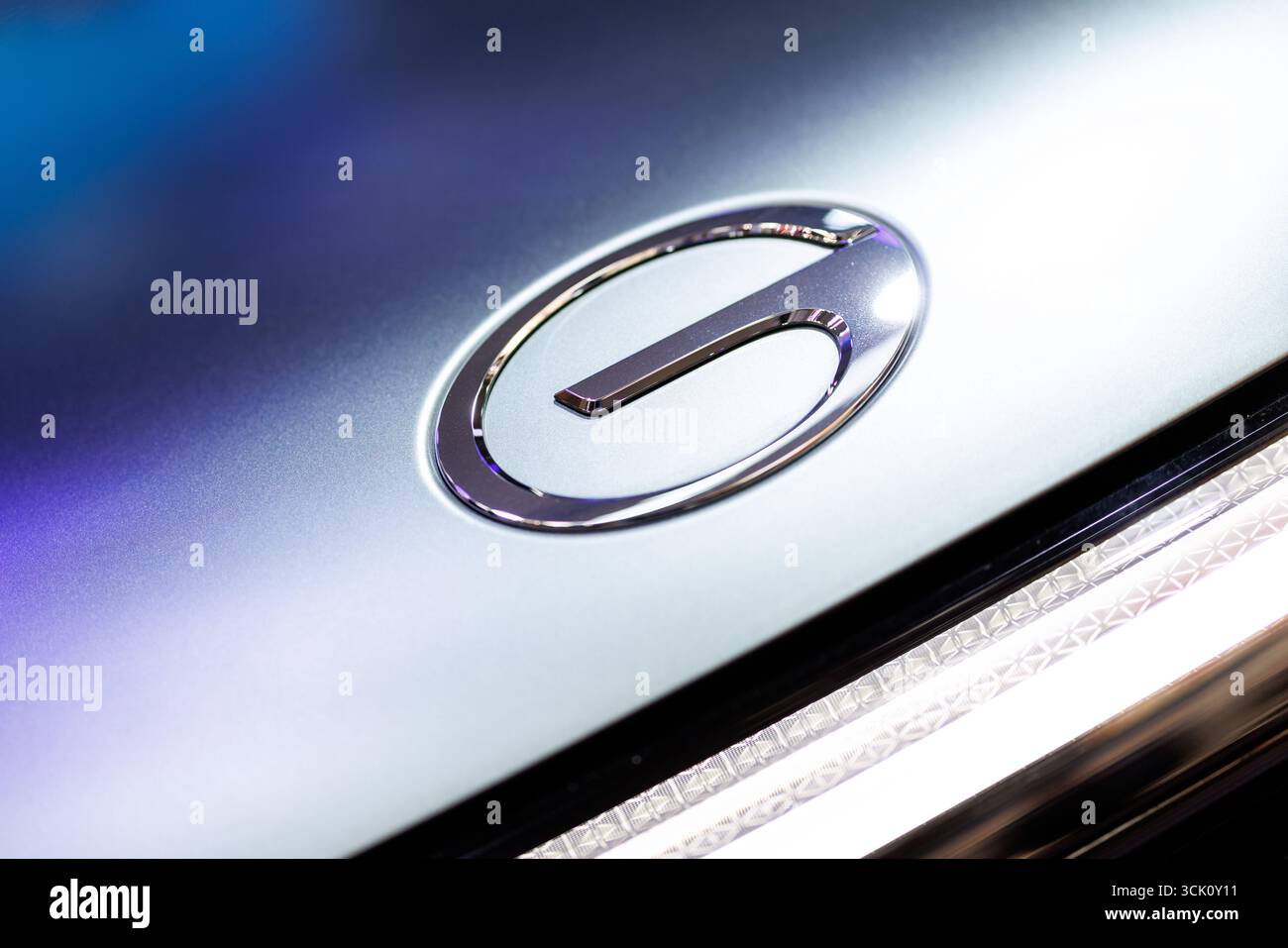 08 September 2025, Bavaria, Munich: The brand logo of GAC (Guangzhou ...