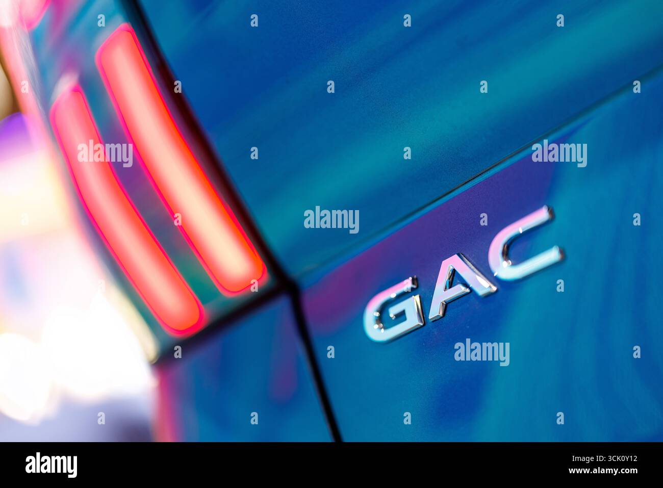 08 September 2025, Bavaria, Munich: The brand logo of GAC (Guangzhou ...