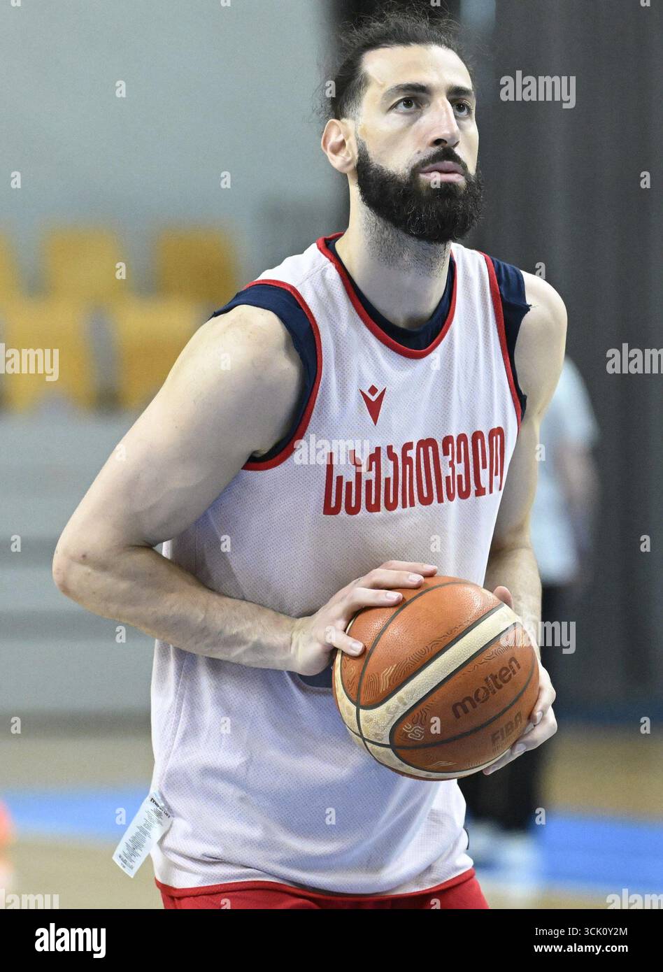 Tornike Shengelia of Team Georgia during practice at the FIBA ...