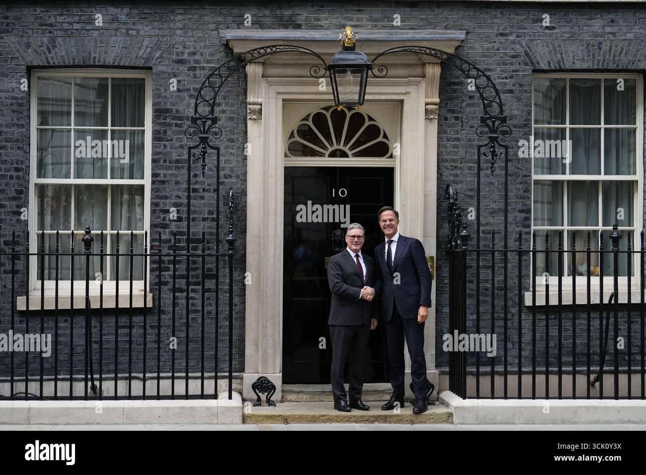 Prime Minister Sir Keir Starmer welcomes Nato Secretary General Mark ...