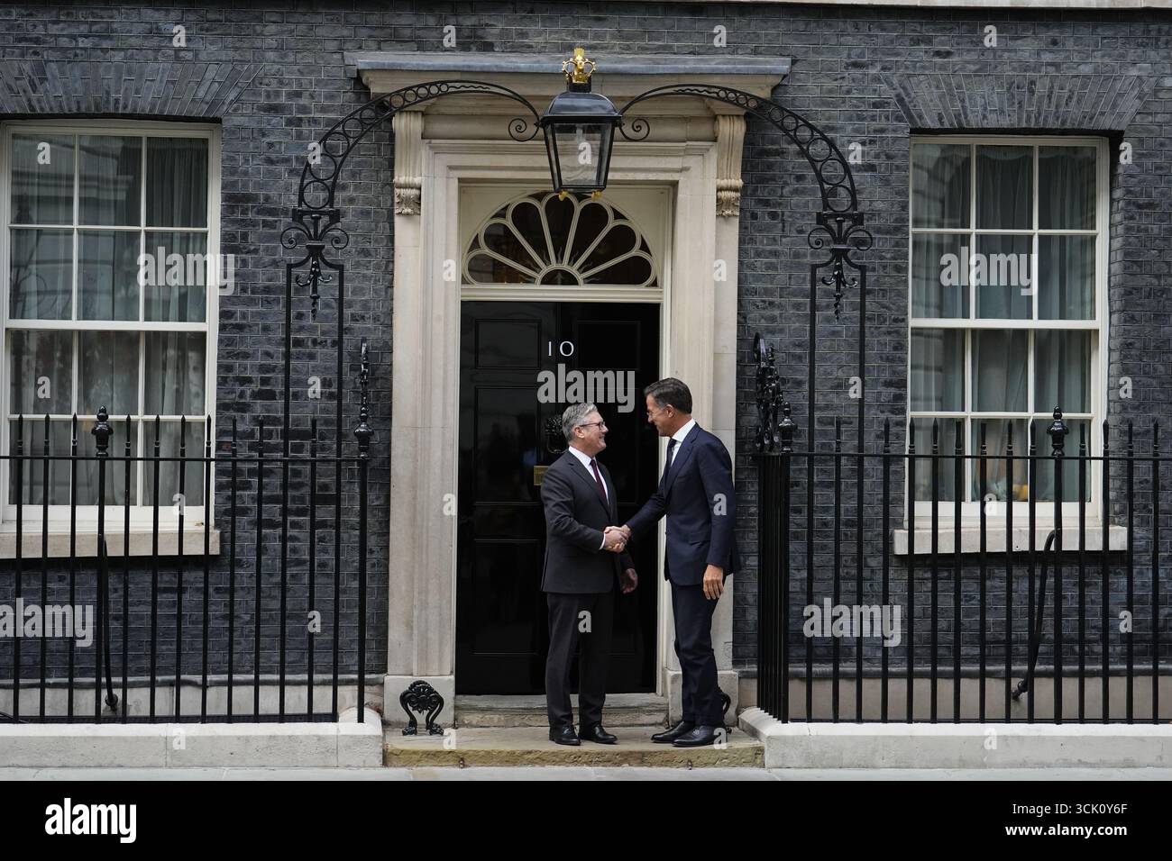 Prime Minister Sir Keir Starmer welcomes Nato Secretary General Mark ...