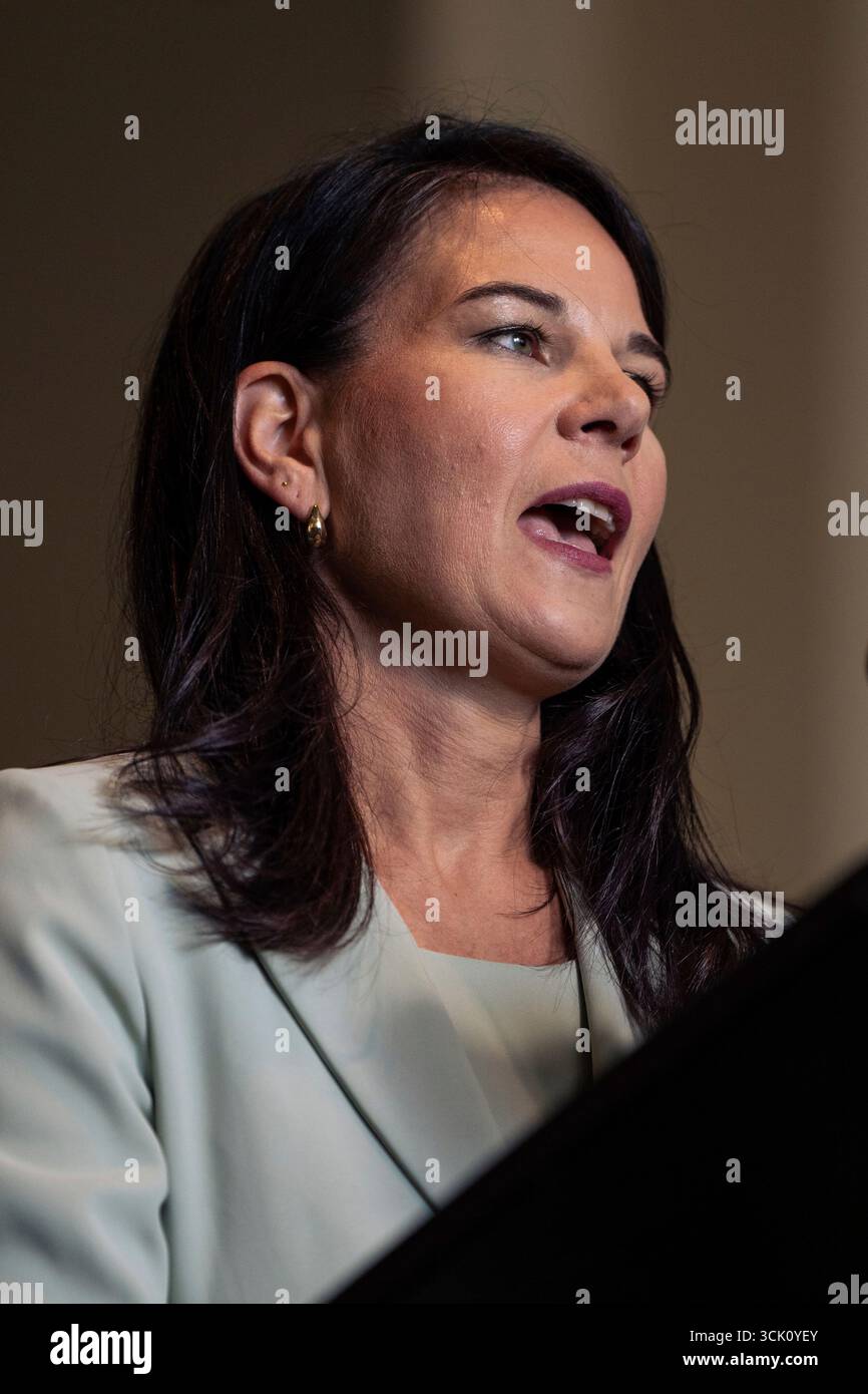 Annalena Baerbock, the newly-elected president of the 80th session of ...