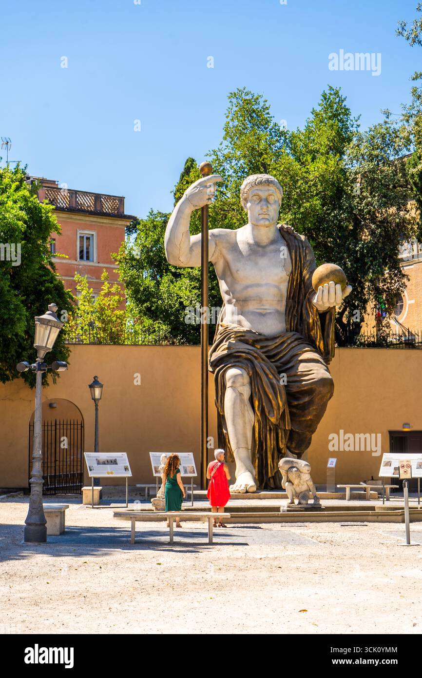 Colossal Statue of Constantine I monument. Italy, Rome - July 12, 2025 ...