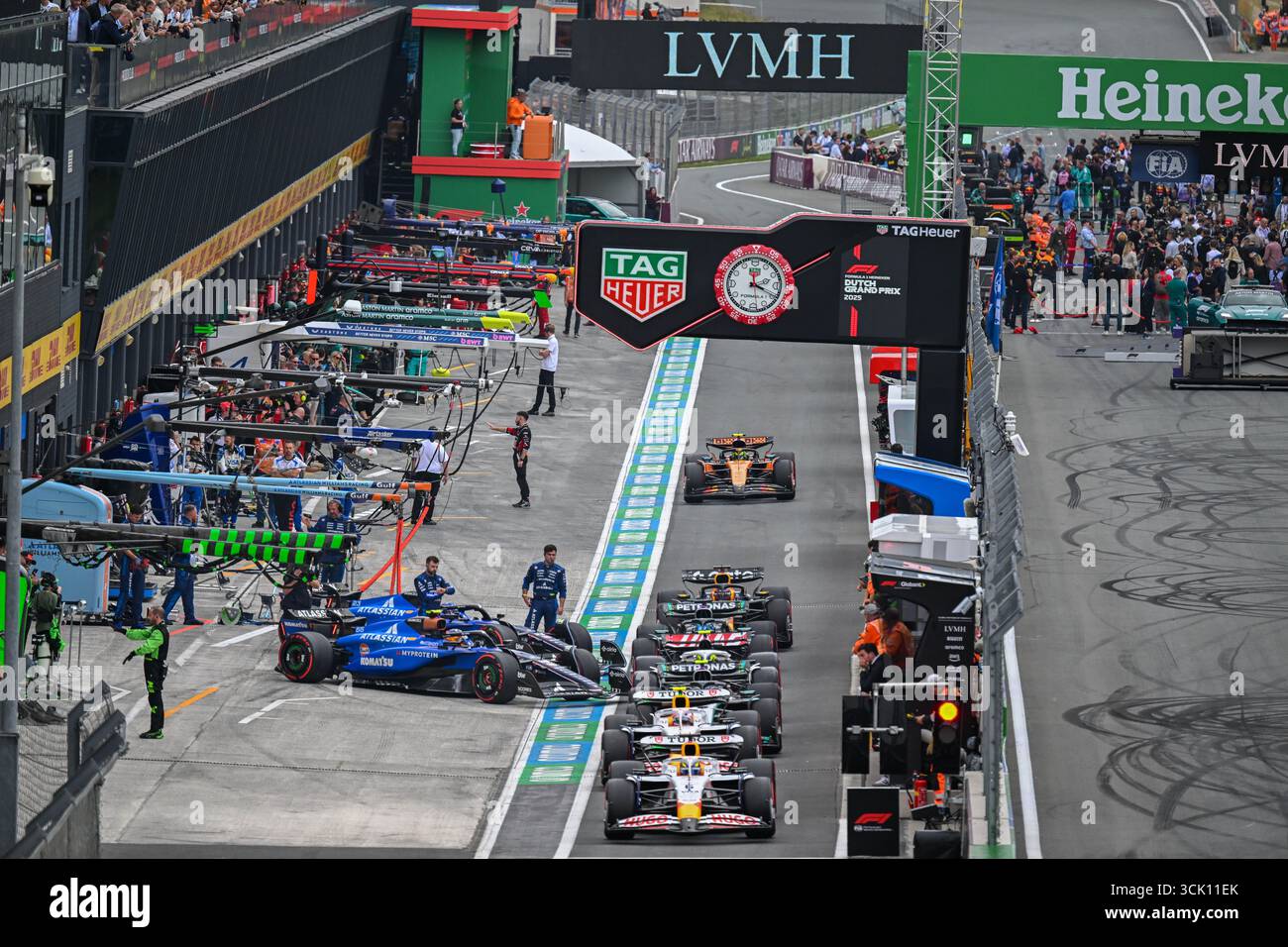 Dutch GP F1 2025 on August 31 2025 at Zandvoort, Dutch - Formula 1 ...