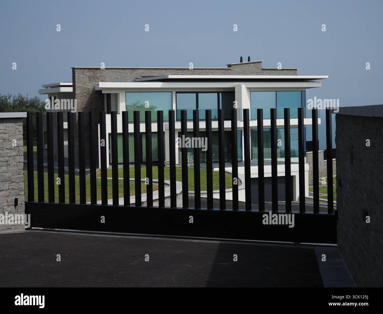 Howth Cliff top House with Private Helipad - 13 August 2025 Stock Photo ...