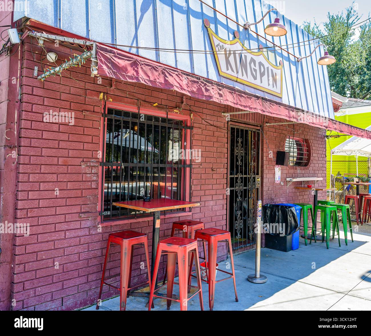 New Orleans, LA, USA - September 6, 2025: Front of the Kingpin Bar ...