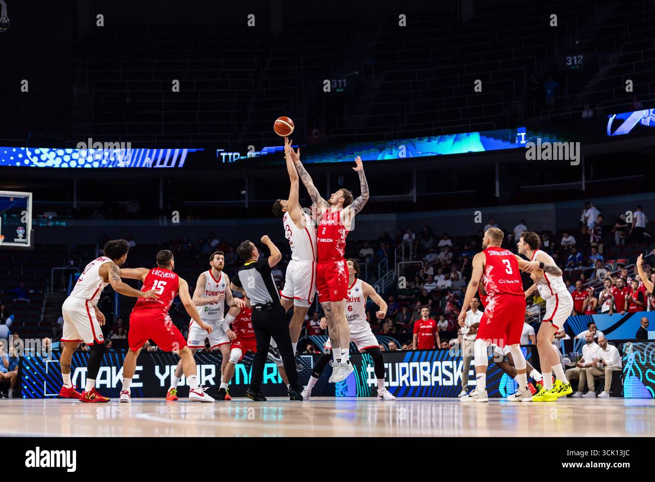09.09.2025, Riga Arena, Riga, LAT, Eurobasket 205, Basketball ...