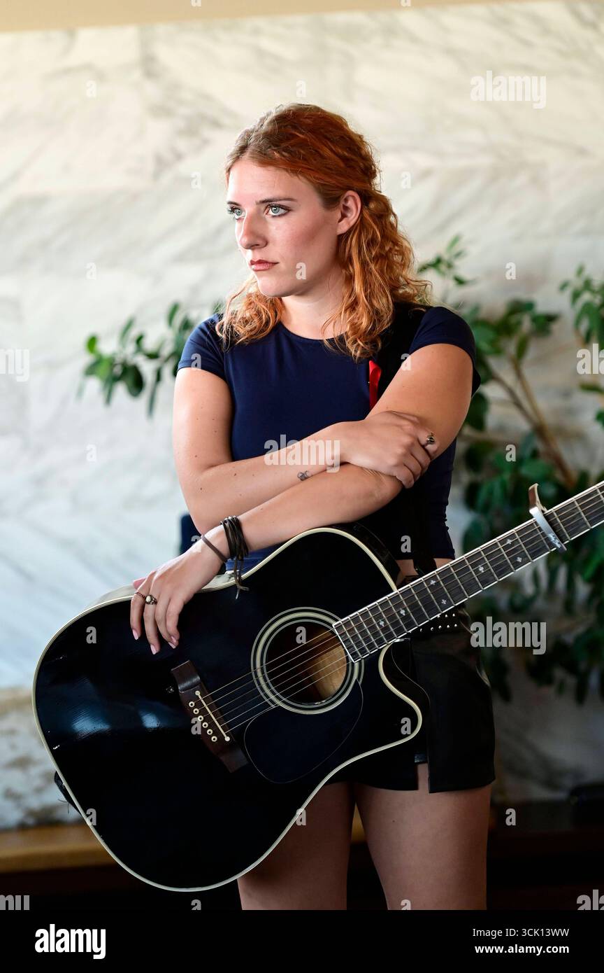 Johanna Mross beim Pressegespräch und Präsentation des 15. HOPE-Award ...