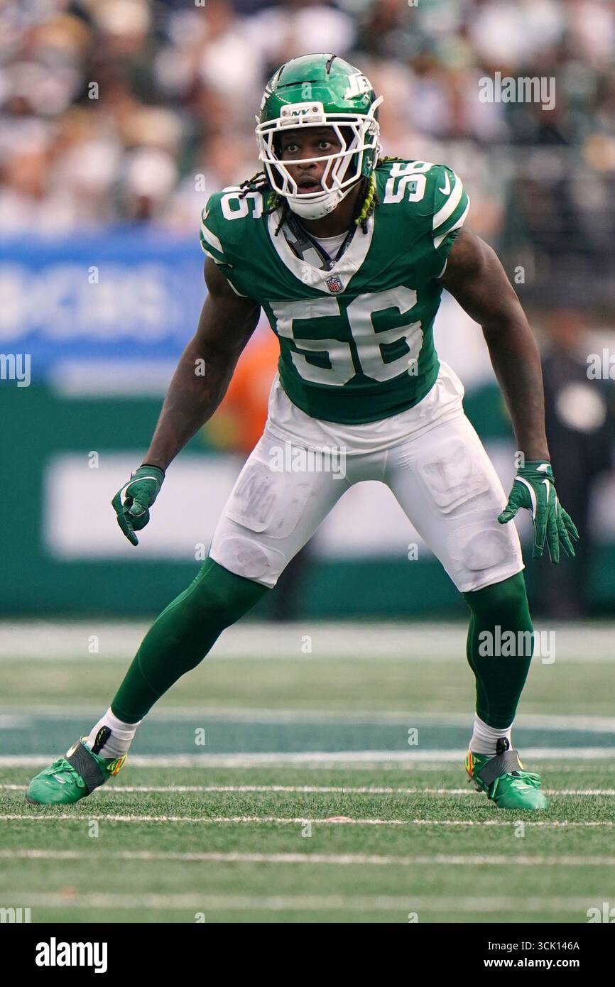New York Jets linebacker Quincy Williams (56) during an NFL football ...