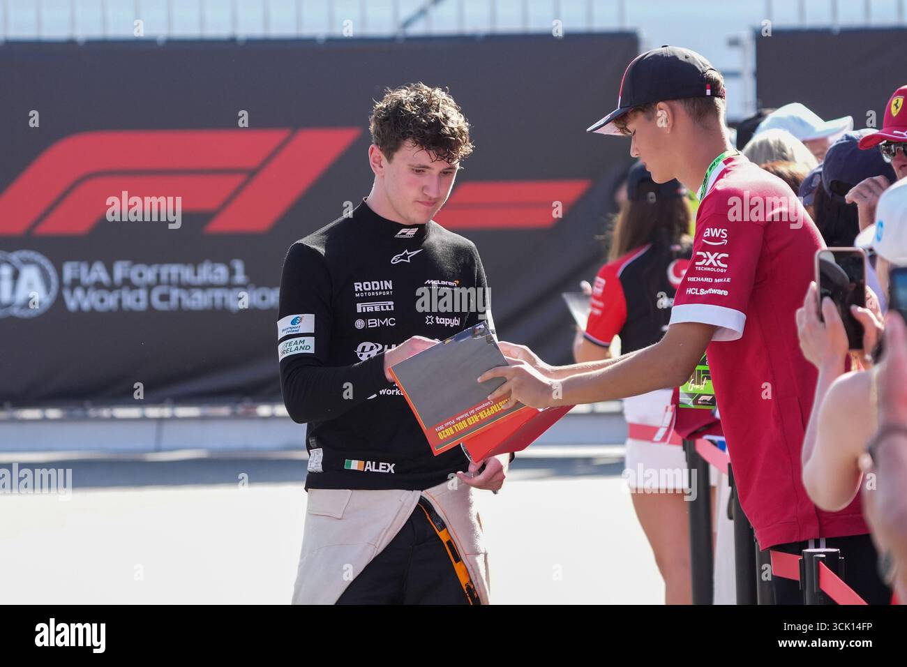 Monza, Italy. 7 Sep, 2025. Alex Dunne, during the Formula 1 Pirelli ...