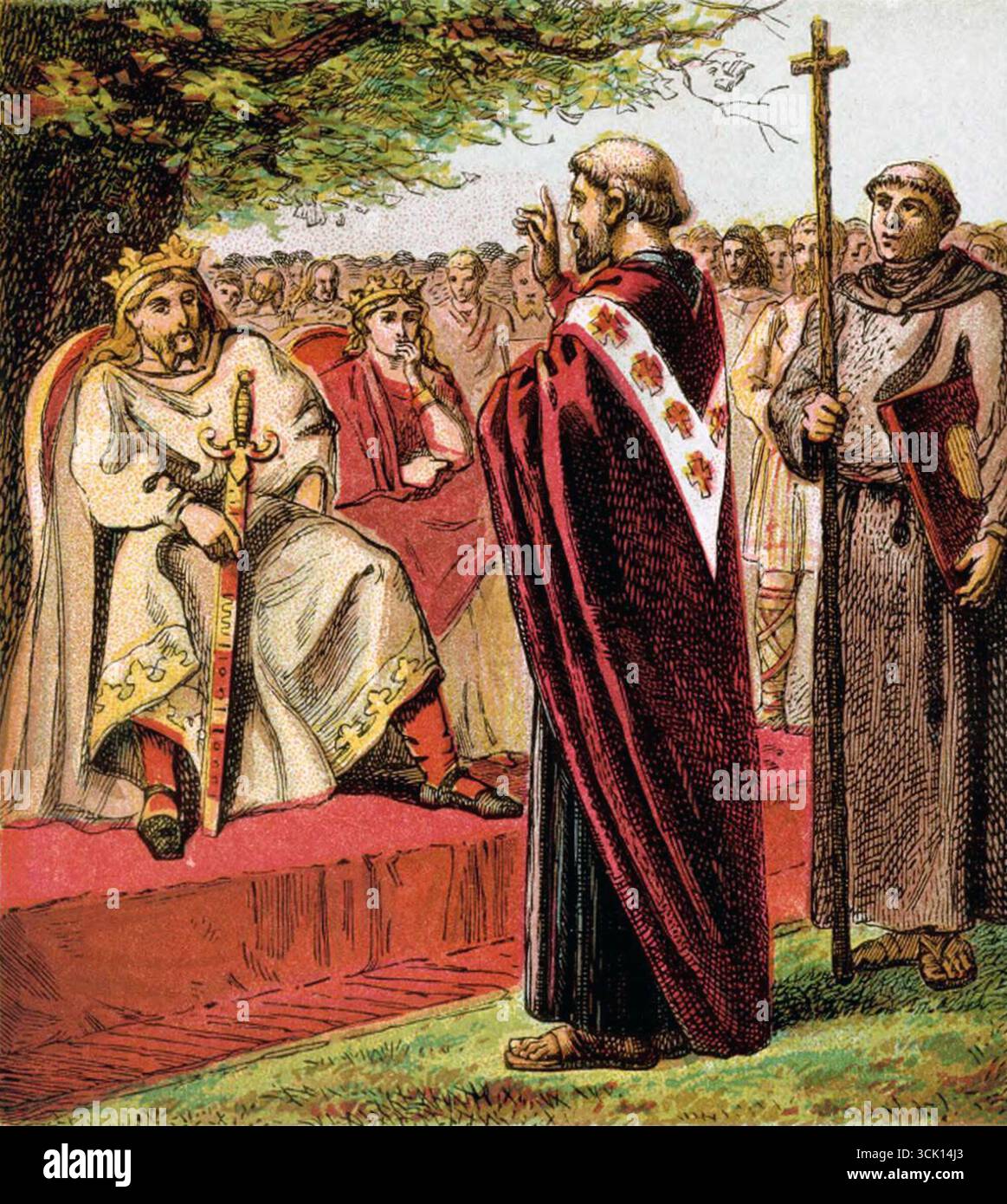 Augustine of Canterbury on his mission to Anglo-Saxon England ...