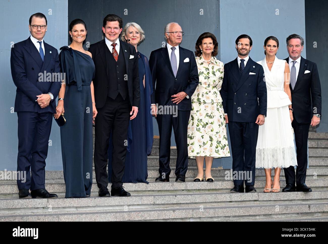 STOCKHOLM, SWEDEN 20250909Prince Daniel, Crown Princess Victoria ...