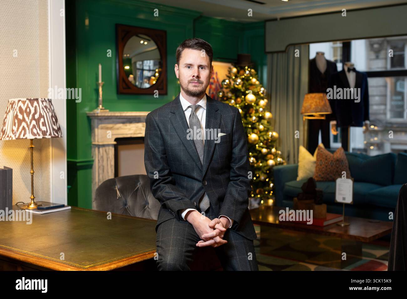 Dean Slater, vice president of Hackett Retail at AWWG, inside the New ...