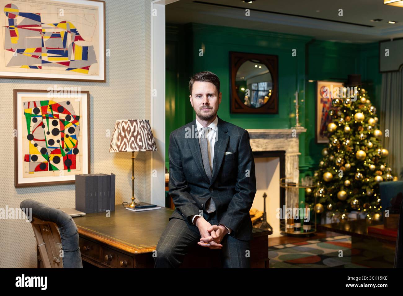 Dean Slater, vice president of Hackett Retail at AWWG, inside the New ...