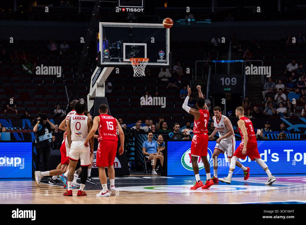 09.09.2025, Riga Arena, Riga, LAT, Eurobasket 205, Basketball ...