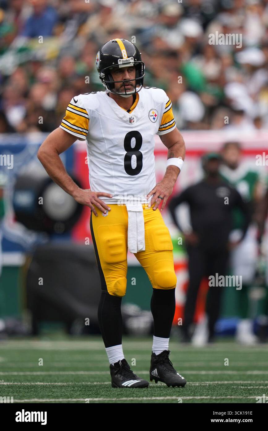 Pittsburgh Steelers' Aaron Rodgers reacts during an NFL football game ...