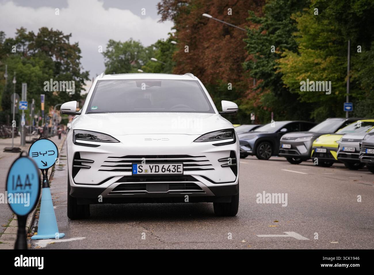 BYD test drive during the IAA Mobility 2025 in Munchen, Germany ...