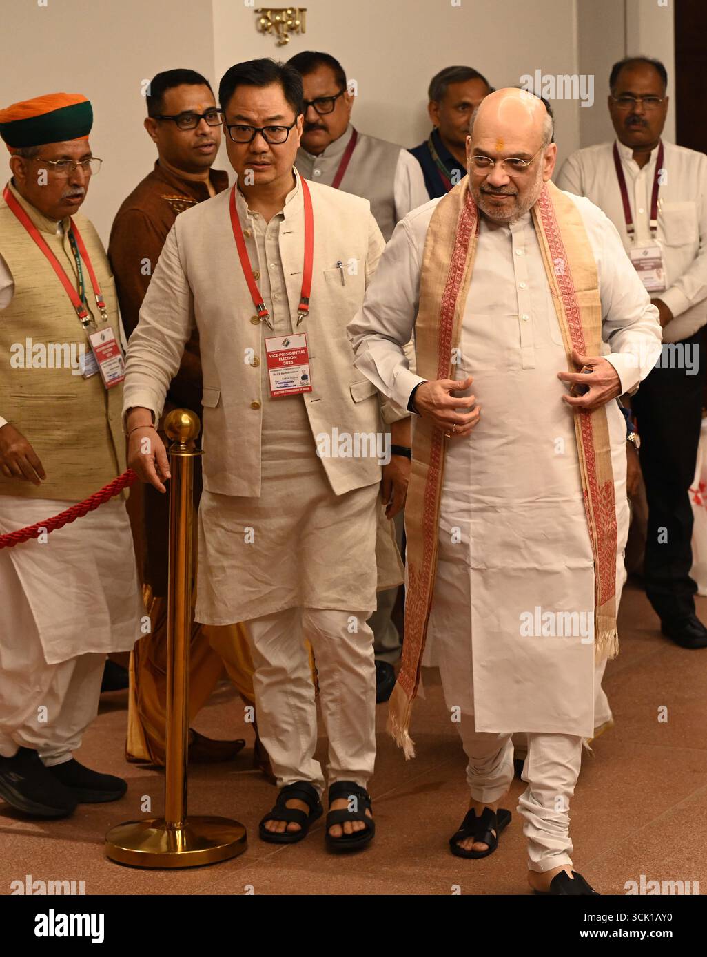NEW DELHI, INDIA - SEPTEMBER 9: Union Home Minister Amit Shah after ...