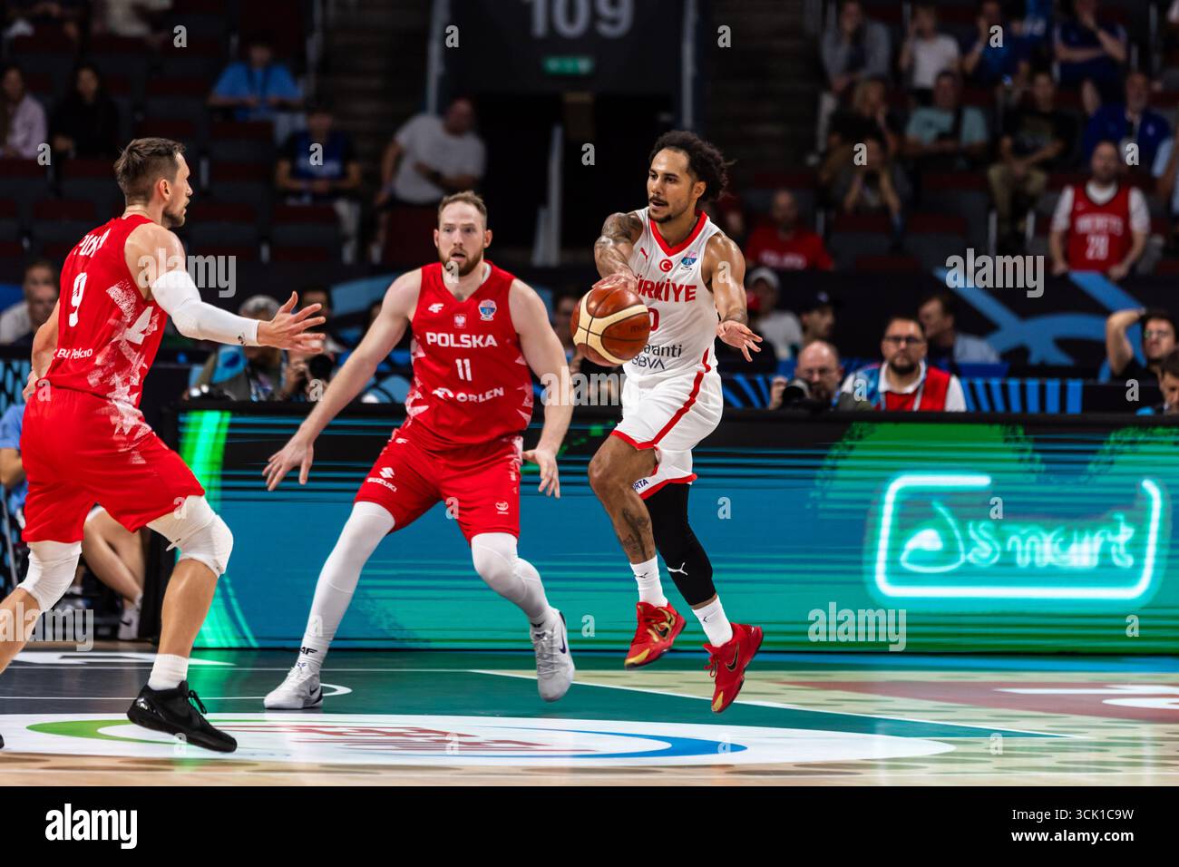 09.09.2025, Riga Arena, Riga, LAT, Eurobasket 205, Basketball ...