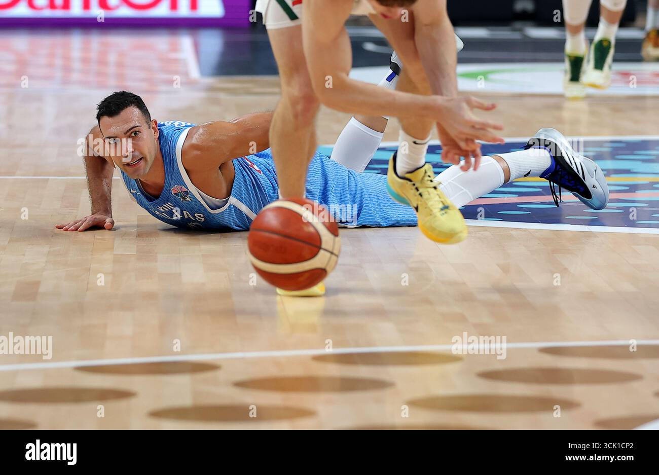 Riga, Latvia. 09th Sep, 2025. Greece's Kostas Sloukas during FIBA ...