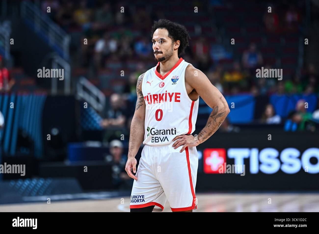 Riga, Latvia. 09th Sep, 2025. 0 Shane Larkin of Turkiye plays during ...