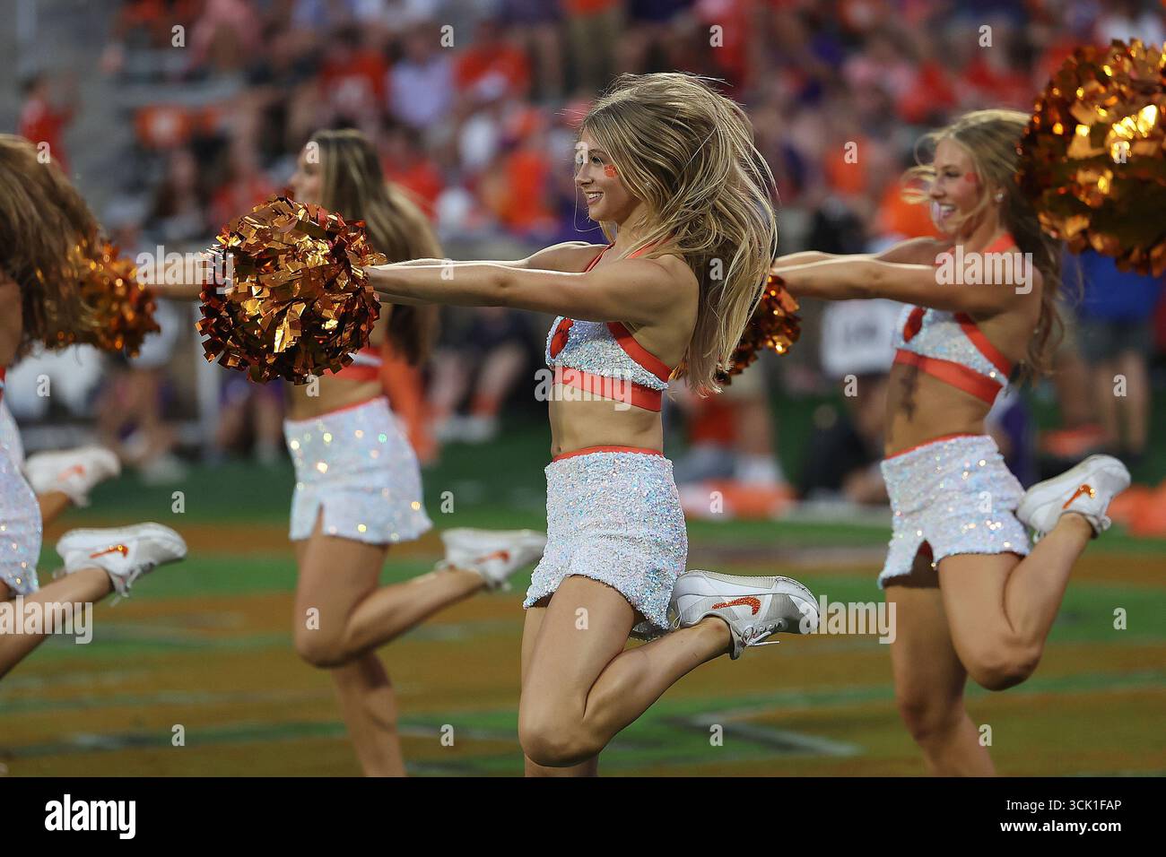 CLEMSON, SC - SEPTEMBER 06: Clemson Rally Cats perform during a college ...