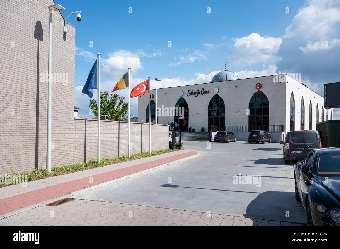 The Turkish Islamic Diyanet Sakarya Camii mosque in Lokeren, East ...