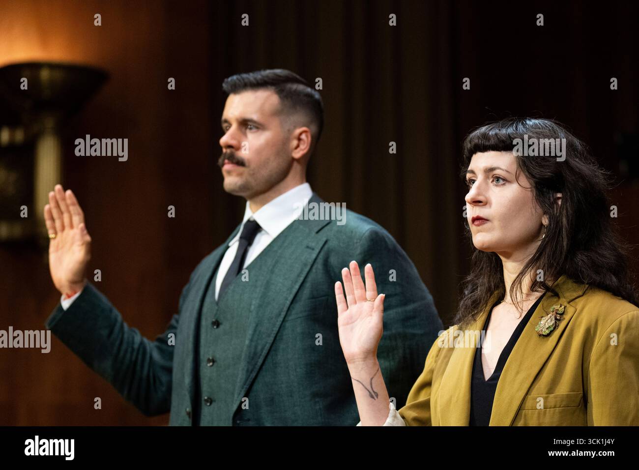 UNITED STATES - SEPTEMBER 9: Former Meta researchers Jason Sattizahn ...