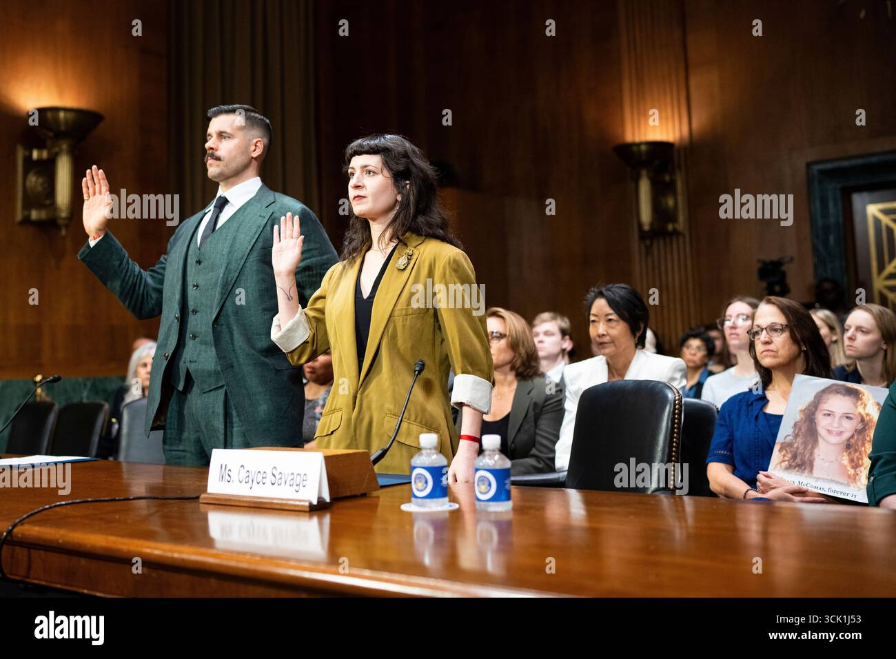 UNITED STATES - SEPTEMBER 9: Former Meta researchers Jason Sattizahn ...