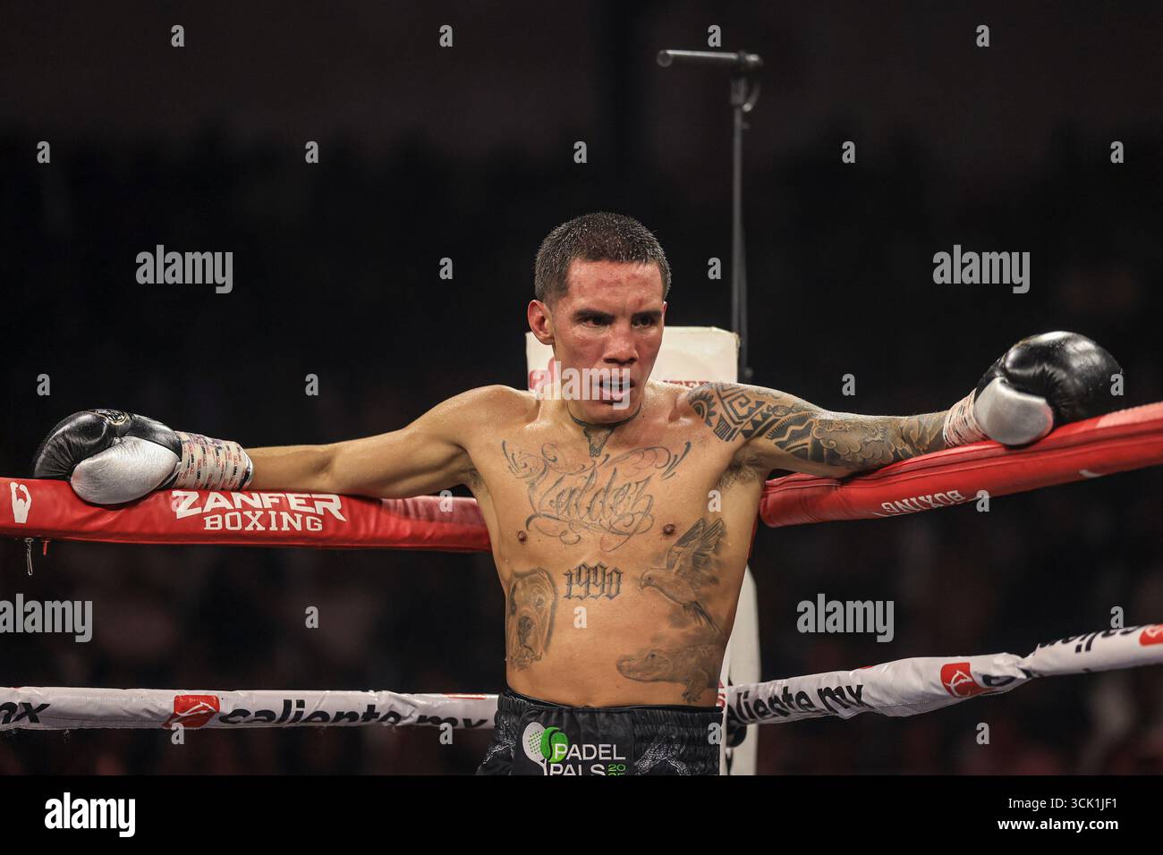 NOGALES, MEXICO - SEPTEMBER 6: Oscar Valdez, during the Oscar Valdez vs ...