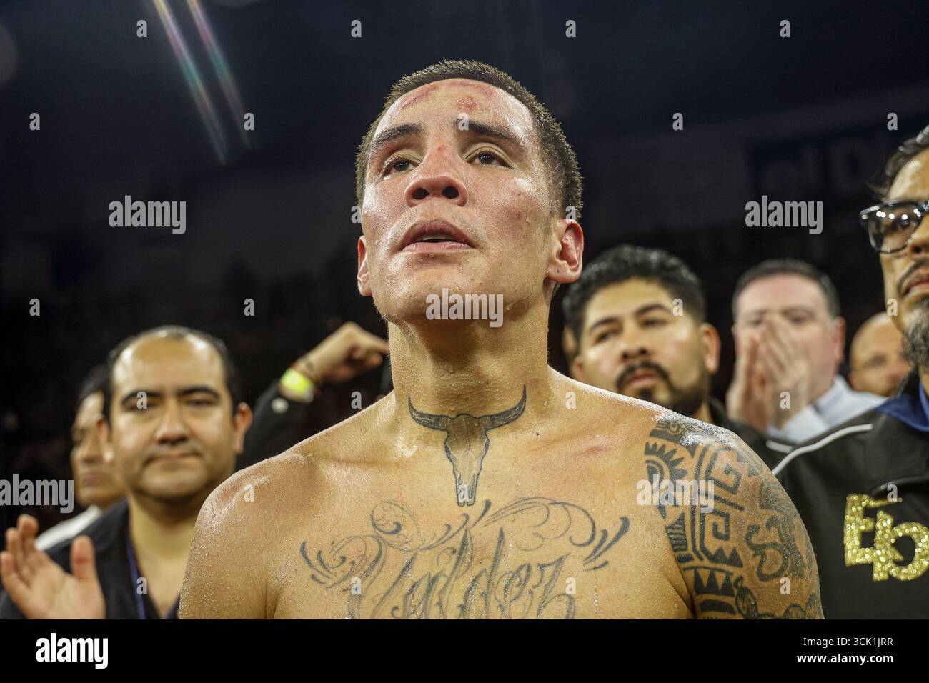 NOGALES, MEXICO - SEPTEMBER 6: Oscar Valdez, during the Oscar Valdez vs ...