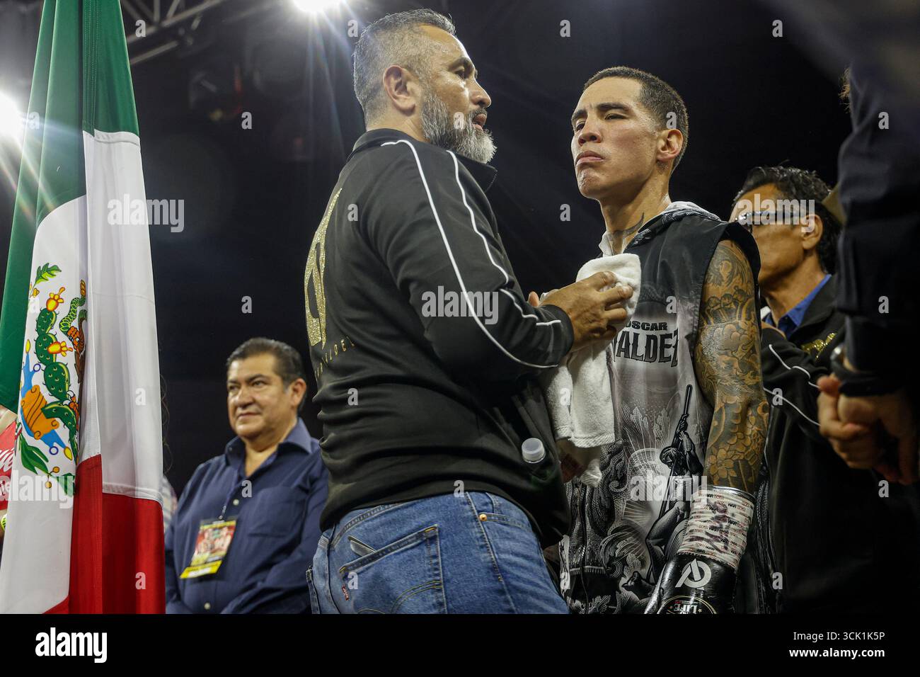NOGALES, MEXICO - SEPTEMBER 6: Oscar Valdez, during the Oscar Valdez vs ...