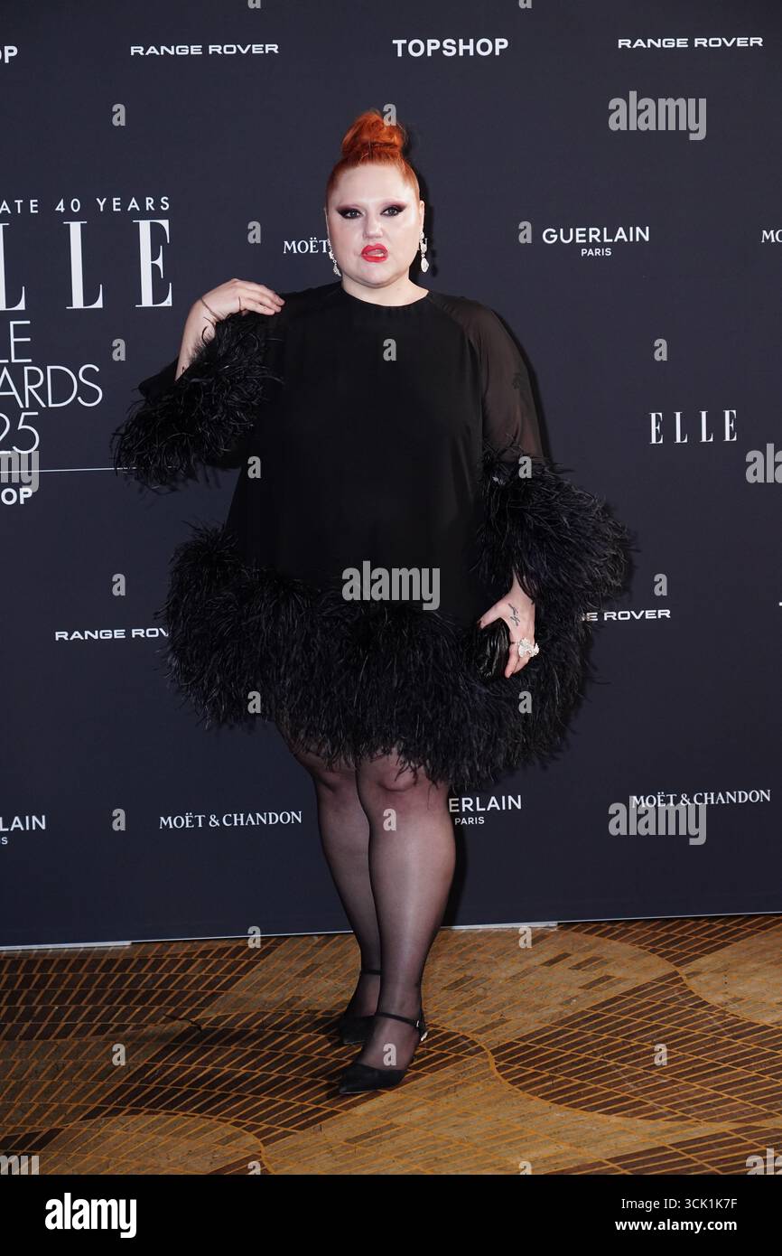 Beth Ditto attending the Elle Style Awards held at the Brasserie Zedel ...