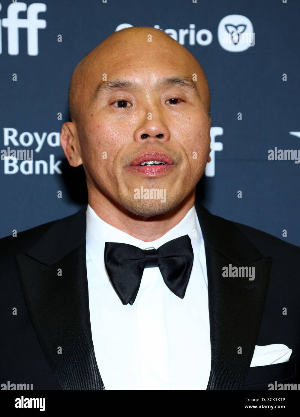 Paul Cheng arriving at “The Smashing Machine” premiere during the 2025 ...