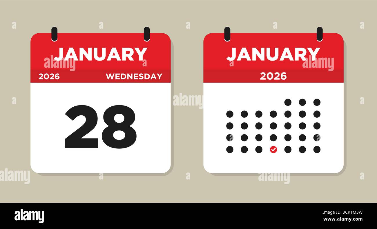 28 jan Stock Vector Images - Alamy