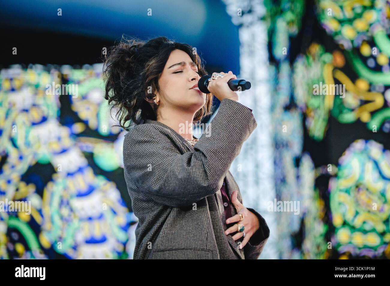 Thun, Switzerland. 06th, September 2025. The Brazilian singer and ...