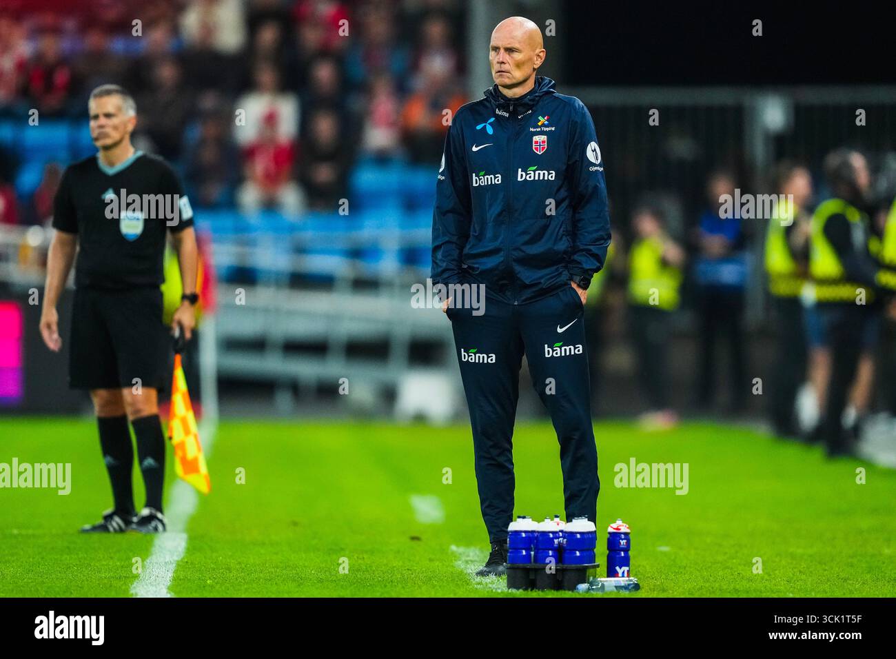Oslo 20250909. Norway coach Ståle Solbakken World Cup qualifying match ...