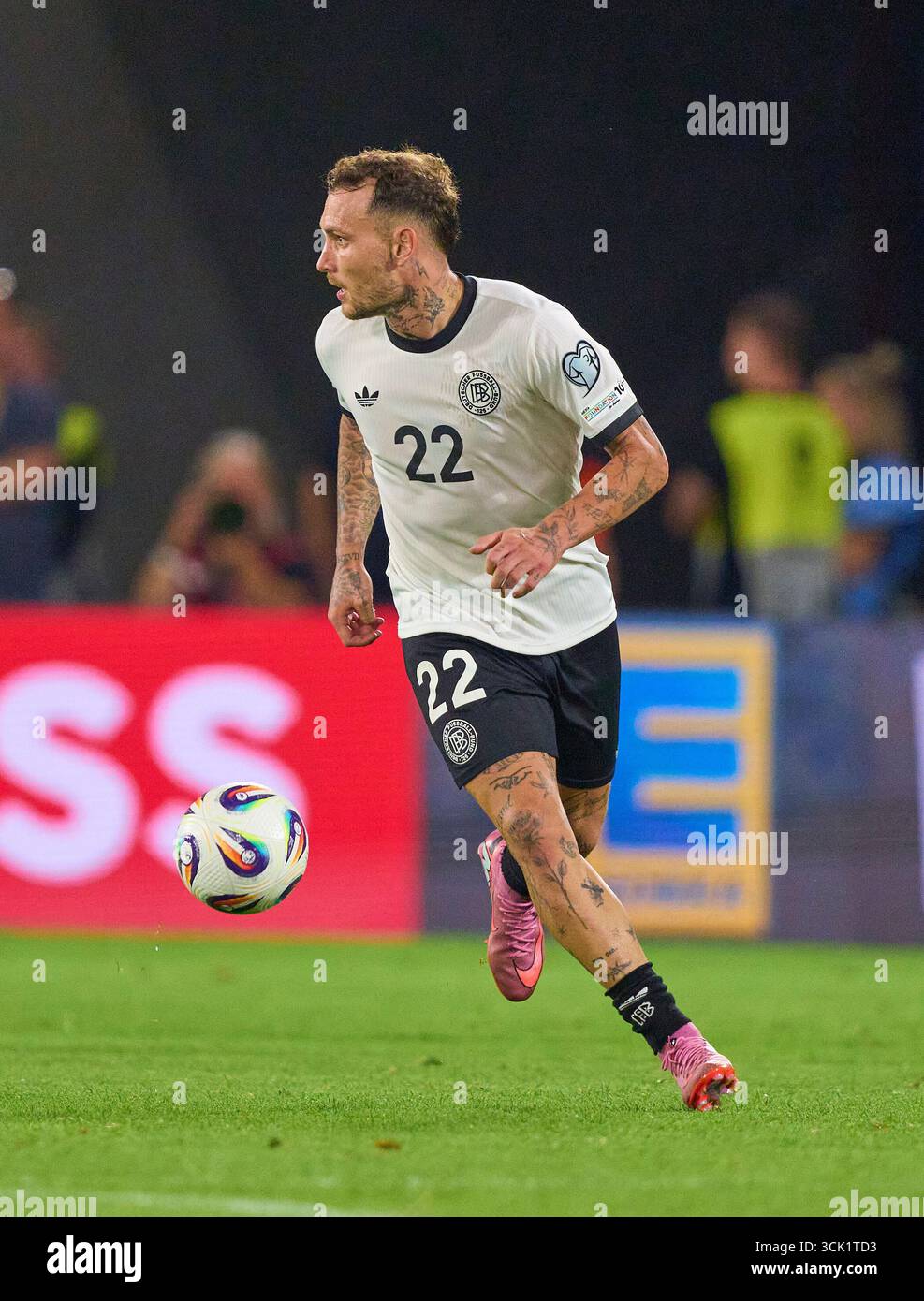 David Raum of Germany in the FIFA World Cup 2026 qualifier match ...