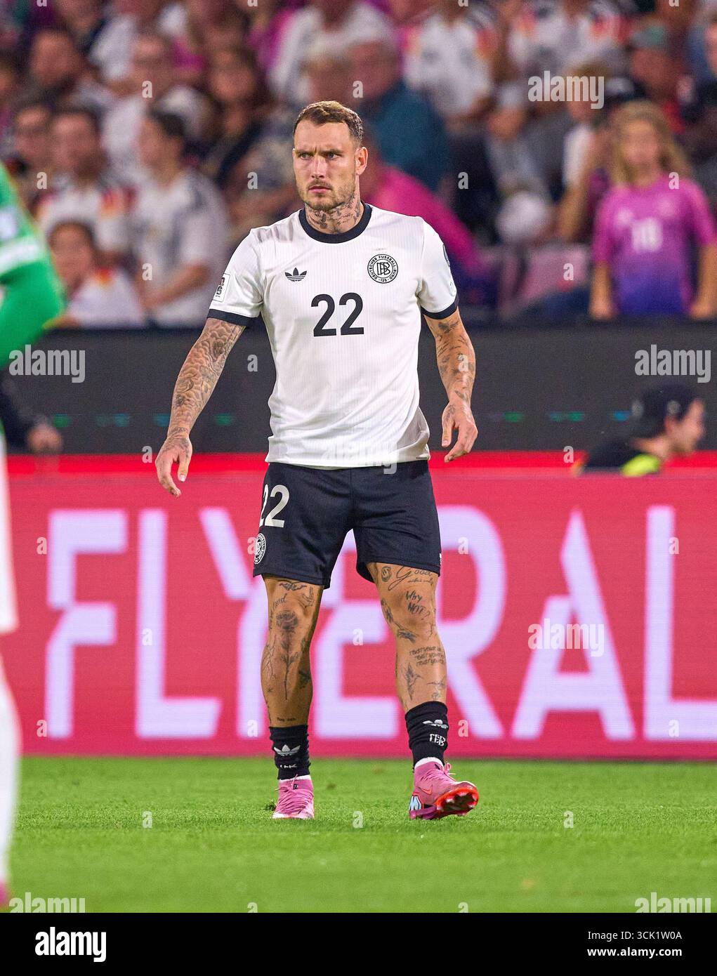 David Raum of Germany in the FIFA World Cup 2026 qualifier match ...