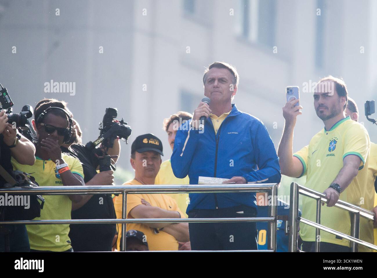 Demonstration "Justice Now" with former president Jair Bolsonaro took ...