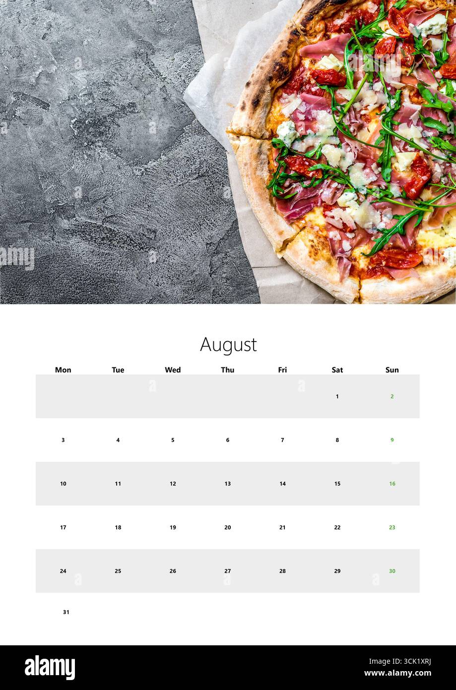 A3 Wall Flip Calendar 2026 With Easy-To-Print Format Includes August ...