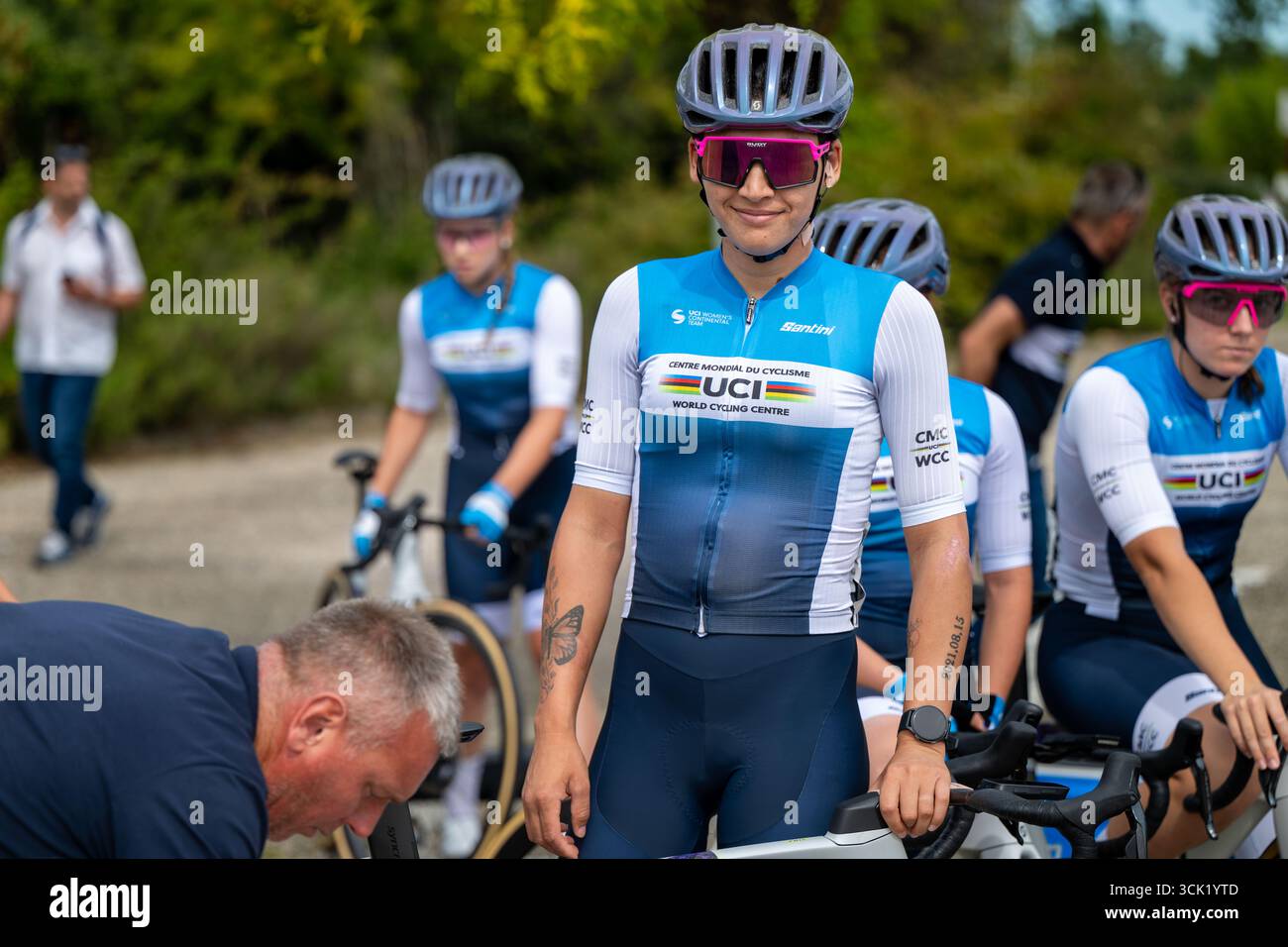 HASHIMI Yulduz during the TCFIA 2025, Tour cycliste féminin ...