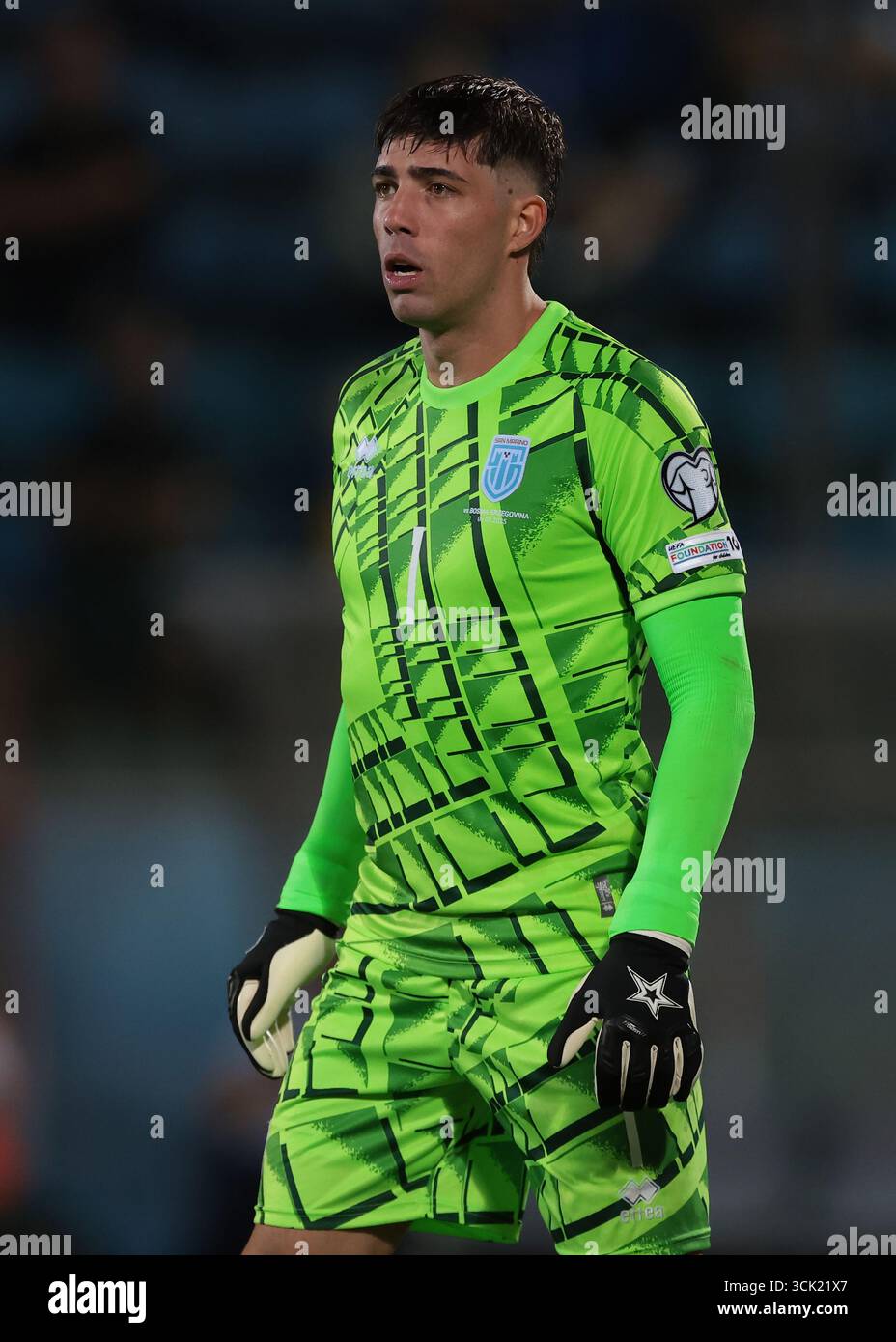 Serravalle, Italy, 6th September 2025. Edoardo Colombo of San Marino during the San Marino vs ...