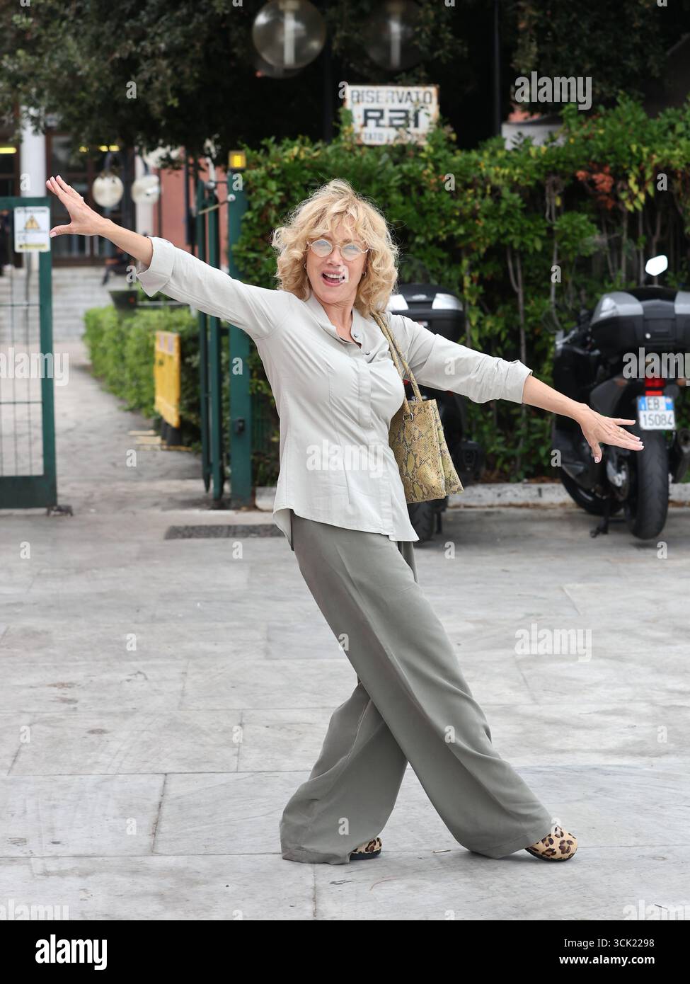Rome, "Dancing with the Stars" contestants' entrances. Pictured: Nancy ...